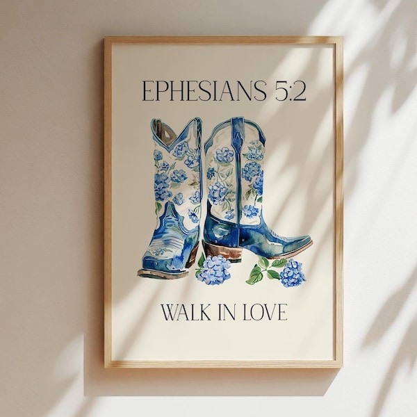 I Am the Vine Print, Modern Christian Scripture Art, Vintage Bible ...