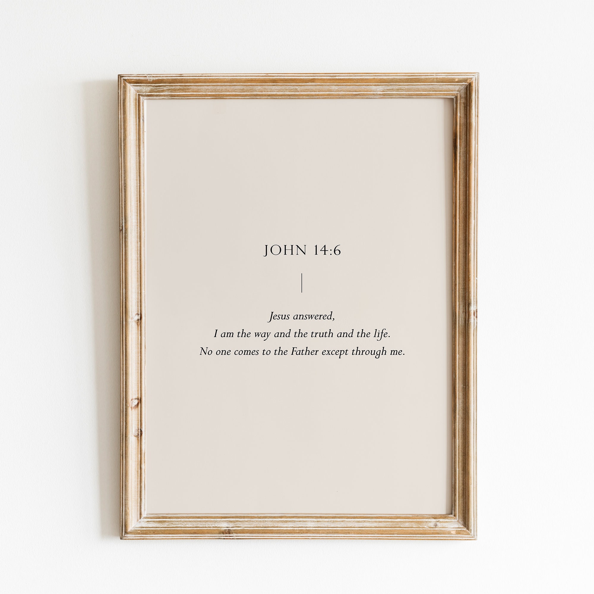 Vintage Bible Verse Gallery Wall Art Bundle, Be Strong and Courage ...