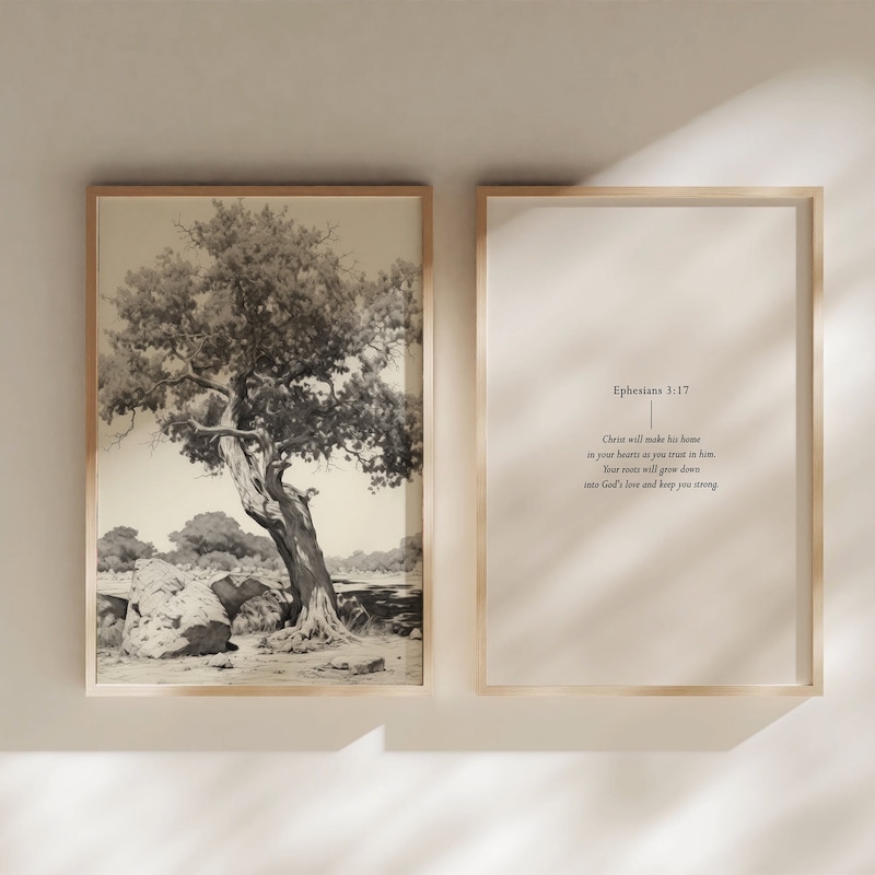 Rooted and Grounded Christian Art - Etsy