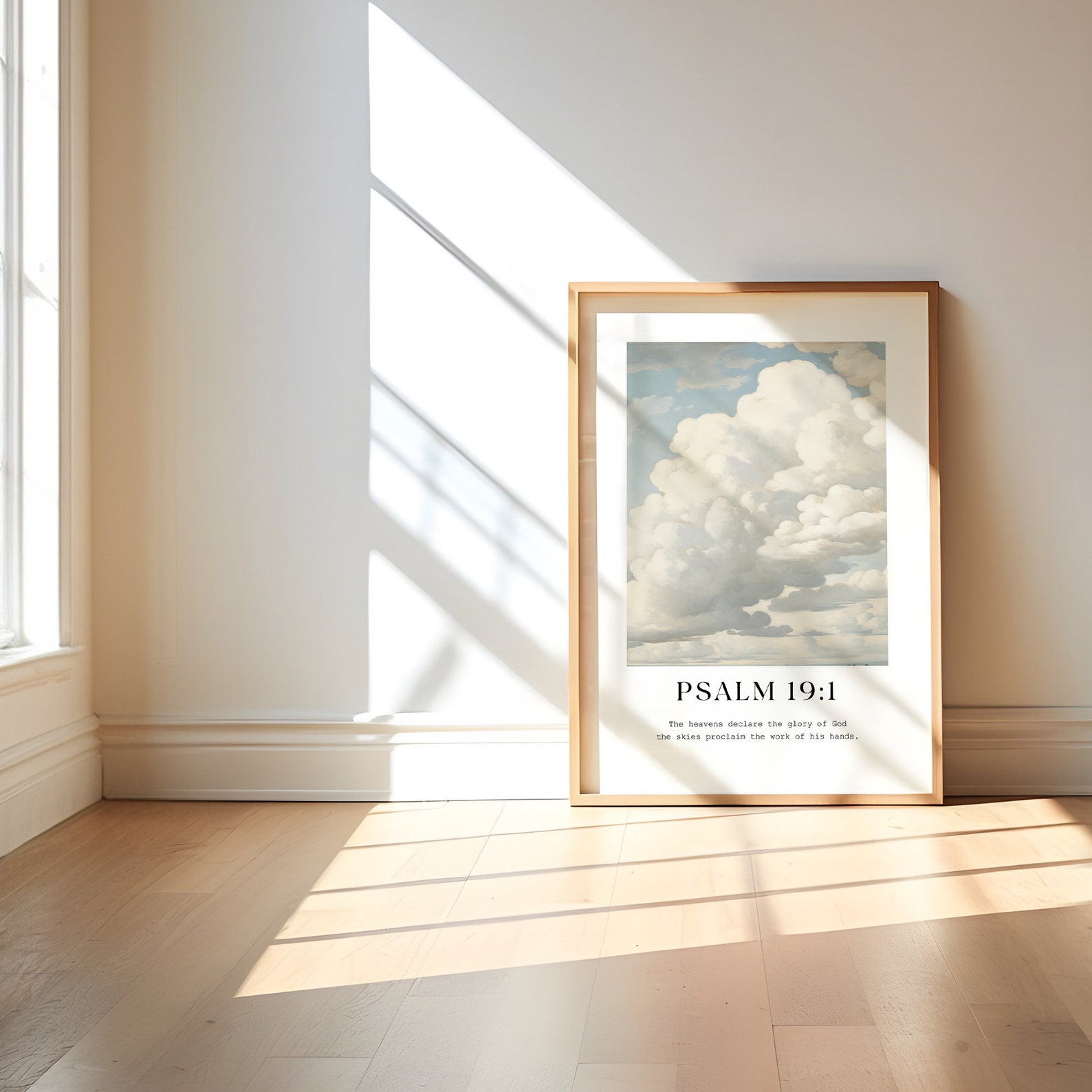 Psalm 19:1 the Heavens Declare the Glory of God PRINTABLE, Vintage ...
