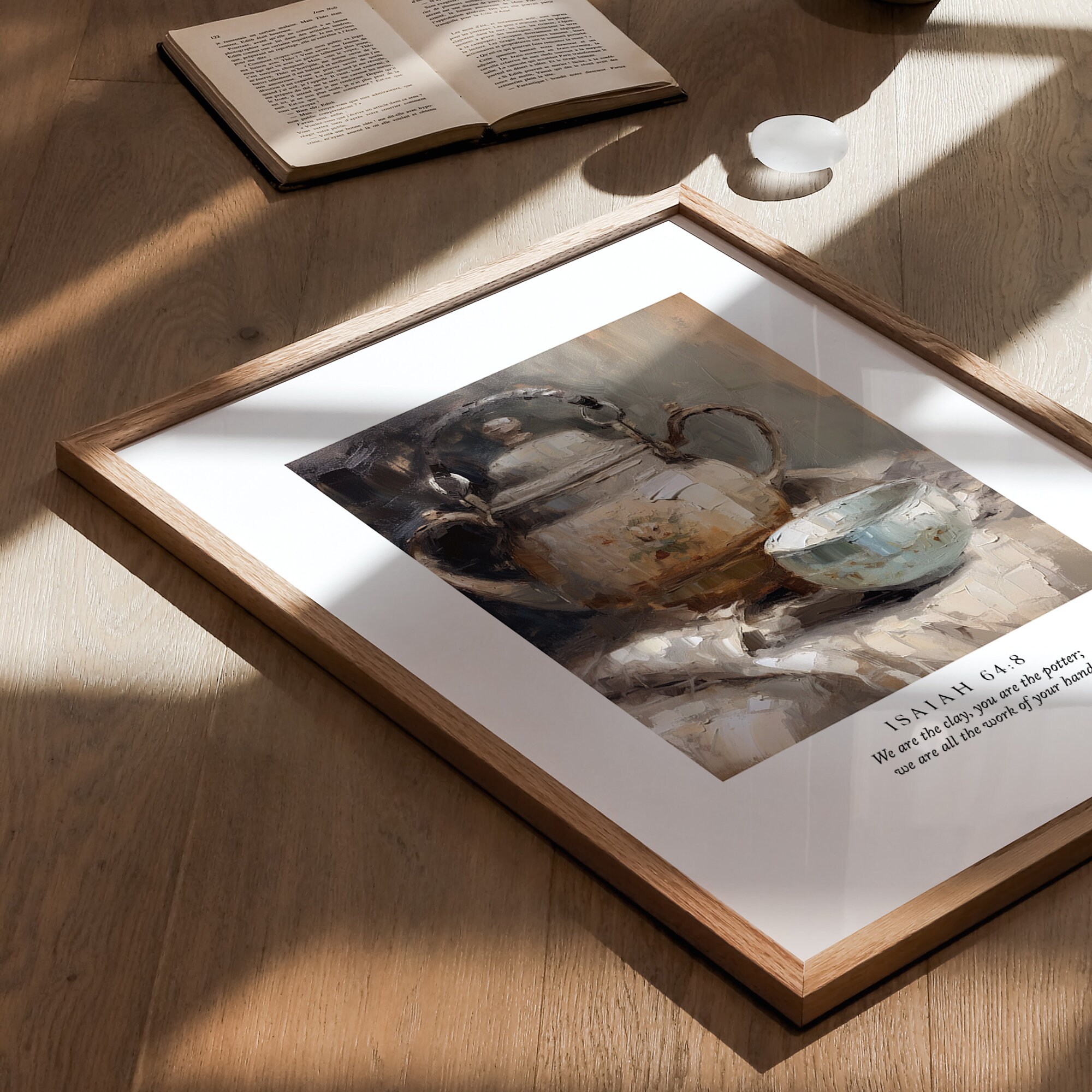 We Are the Clay You Are the Potter, Isaiah 64:8, Vintage Painting ...