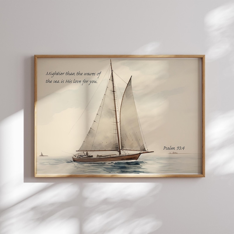 Nautical Bible Verse - Etsy