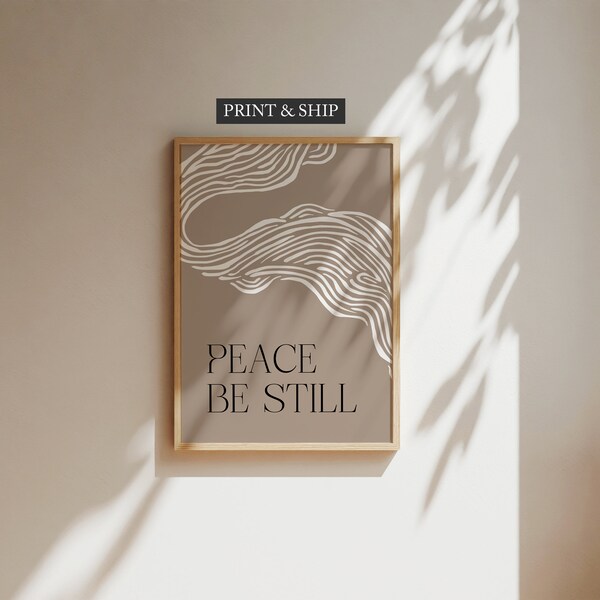 Peace Be Still - Etsy