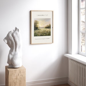 His Mercies Are New Every Morning Modern Christian Wall Art, Vintage ...