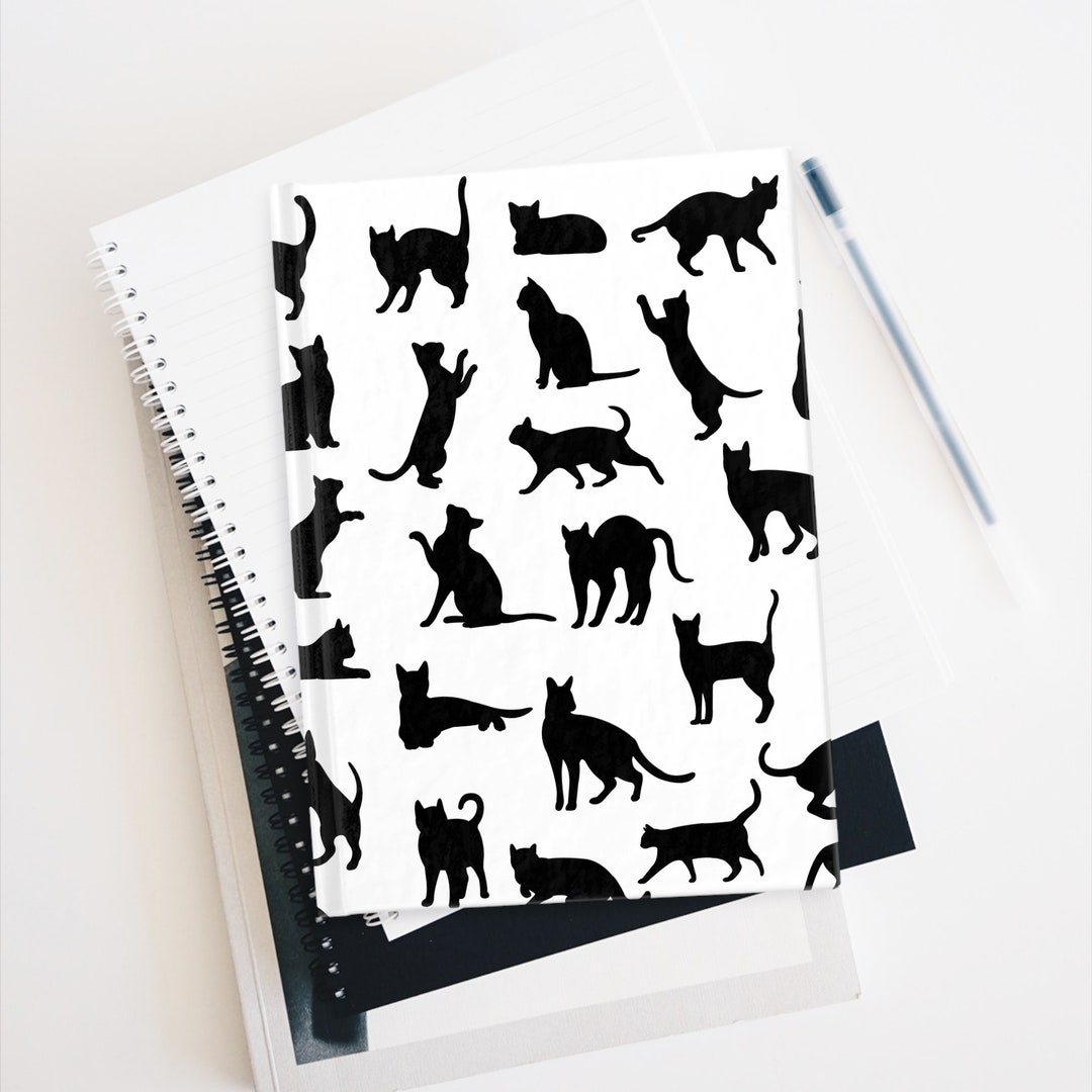 Cat Journal Notebook, Cat Lovers, Cat Mom, Cat Dad, Black Cats, Cat ...