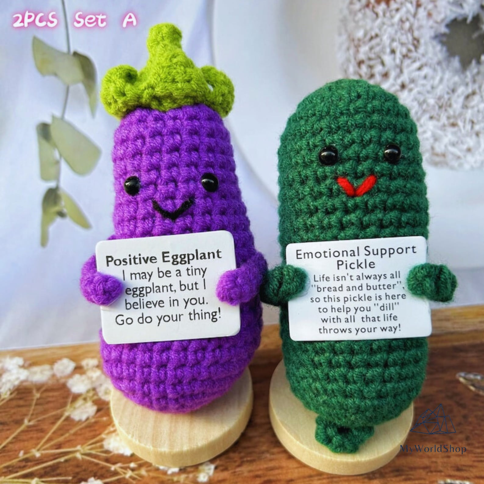 Emotional Support Cheer up Gift Positive Potato Crochete Cute Crochet ...