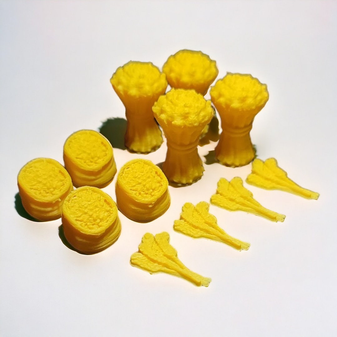 Lot 10 Food Resource Pawns Tokens 3D Printing Board Games - Etsy