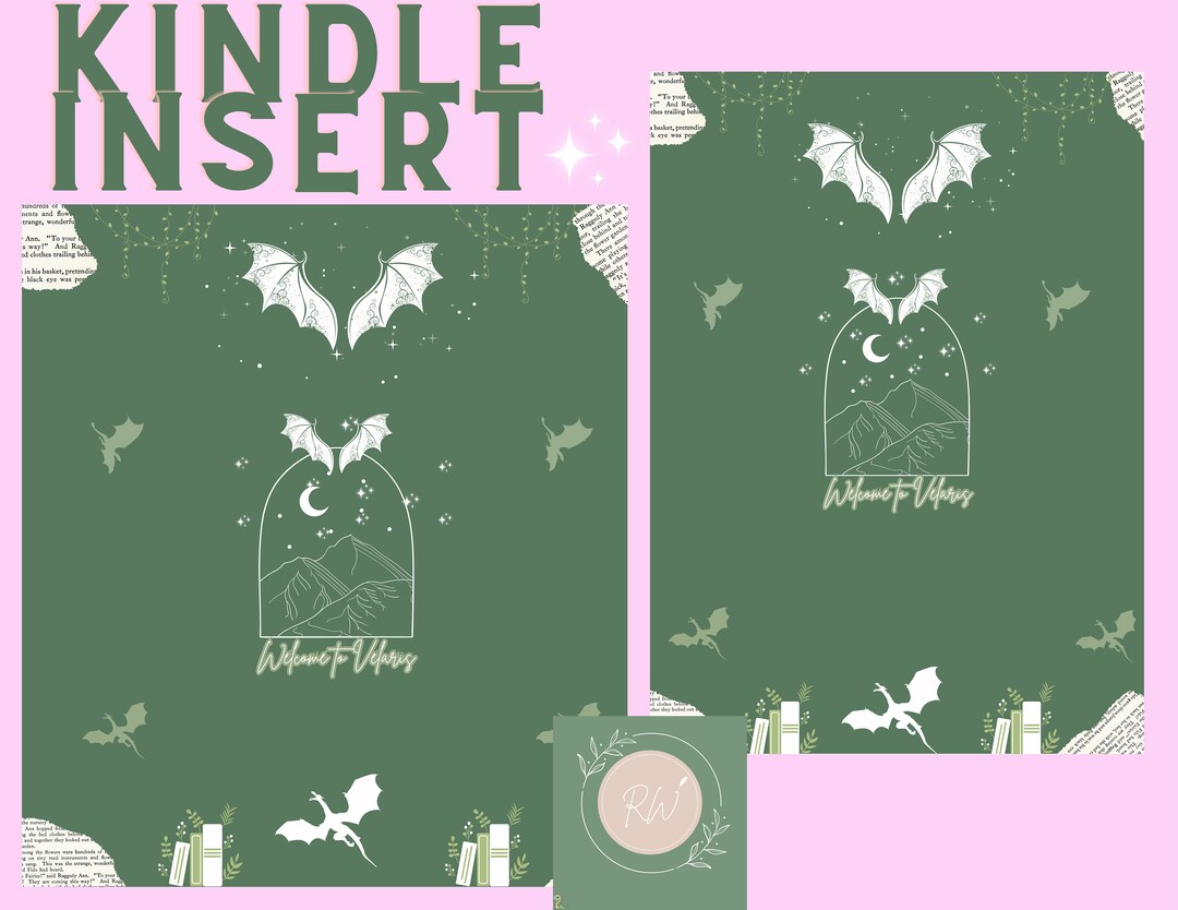 ACOTAR Kindle Case Insert| Kindle Inserts| Digital Kindle Insert| Print ...