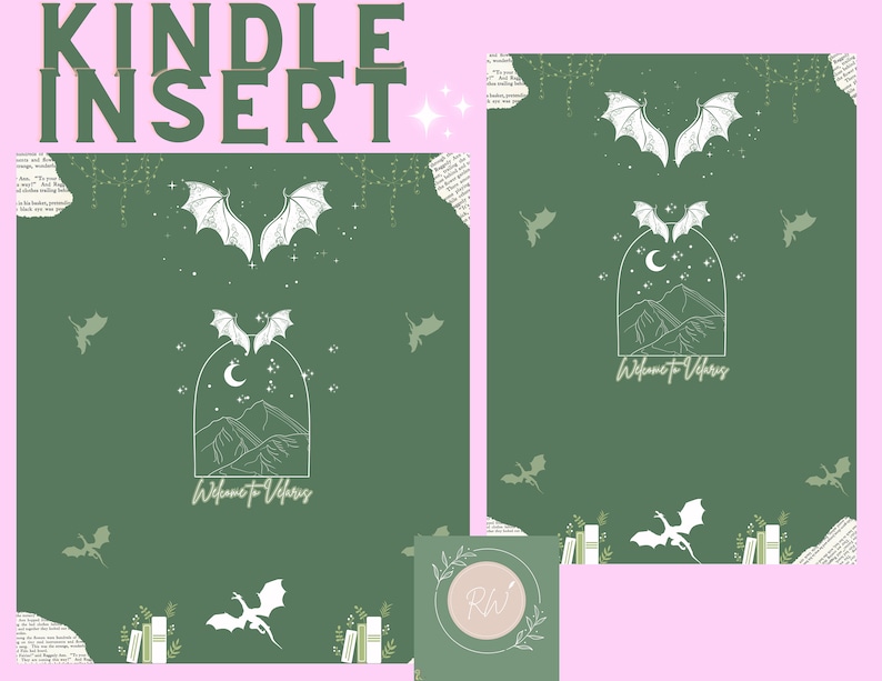 ACOTAR Kindle Case Insert| Kindle Inserts| Digital Kindle Insert| Print ...