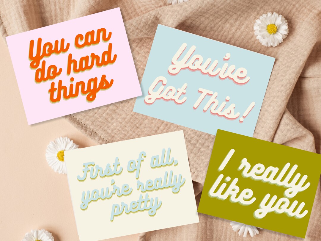 Encouragement Post Cards, Printable Post Cards, Thinking of You ...