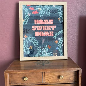 Home Sweet Home Art Print 8"x10" - Etsy