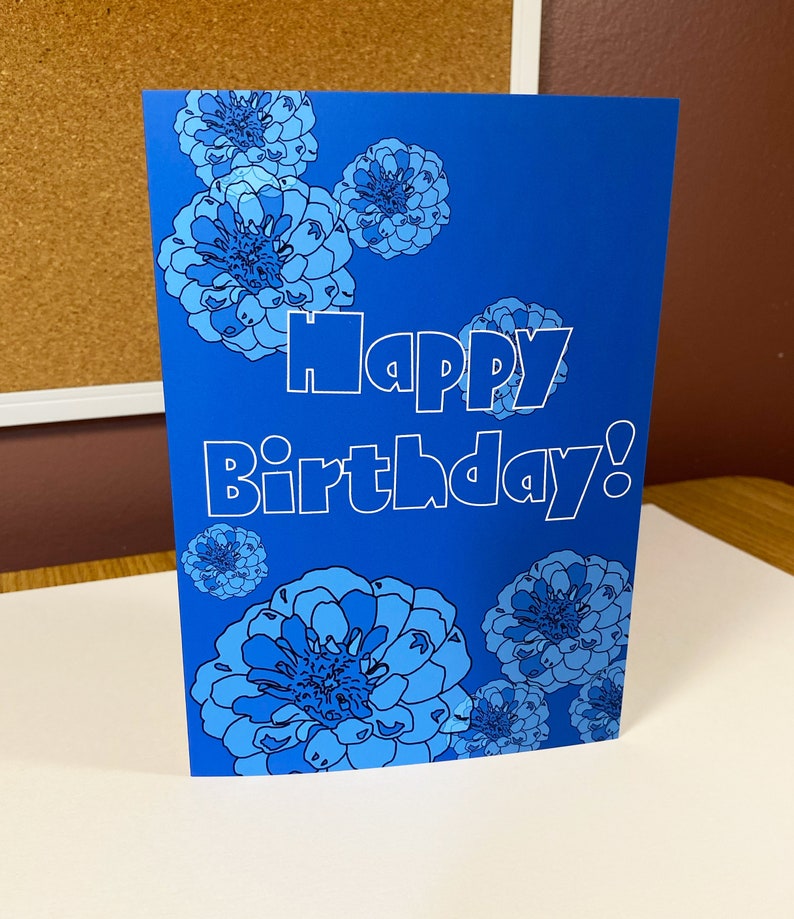 Happy Birthday Card, Blank Inside - Etsy