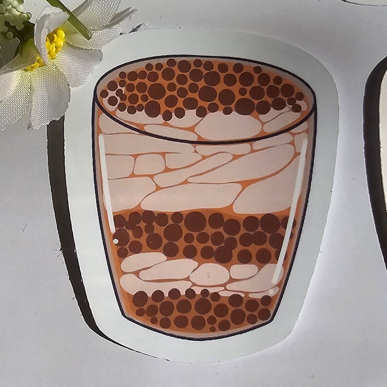 Ube Ice Cream Vinyl Sticker Die Cut Waterproof Glossy, Filipino Art ...