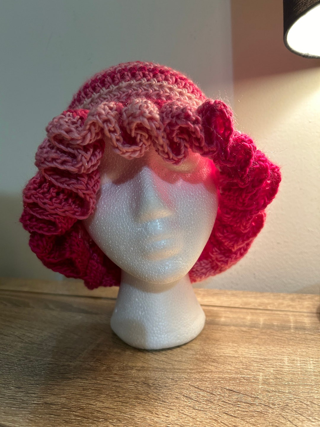 Ruffle Brim Hat - Etsy