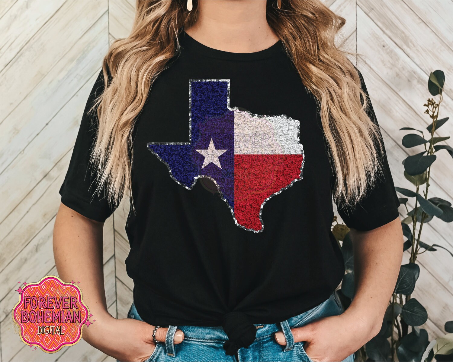 Texas State Flag Faux Chenille Patch PNG 300DPI PNG Instant Download Sublimation DTF - Etsy