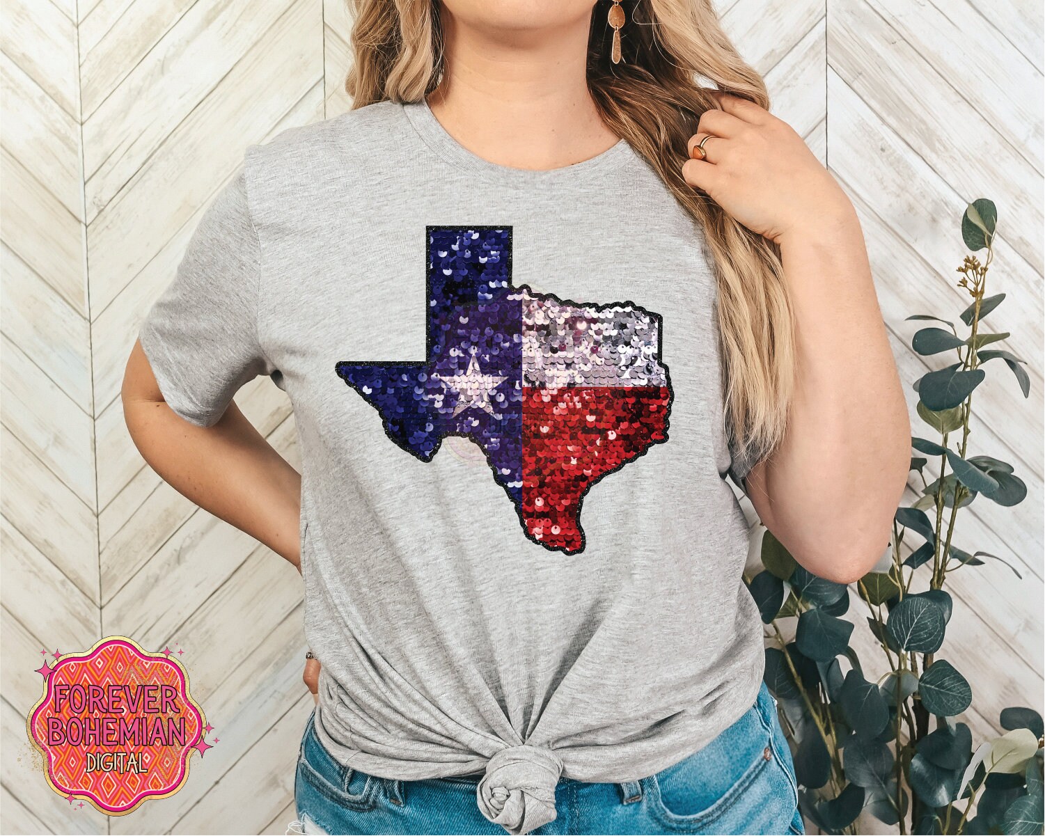 Sparkly Sequin & Glitter Texas Flag State PNG 300DPI Instant Download ...