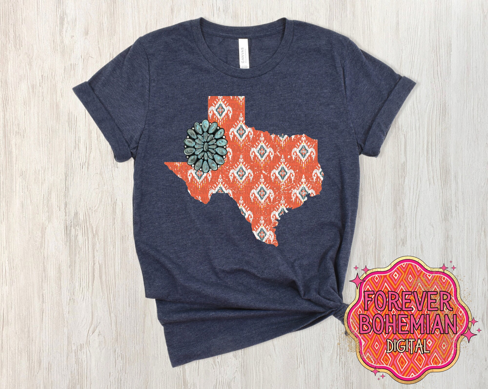 Western Texas Shirt Design PNG Instant Download 300 DPI Sublimation DTF ...