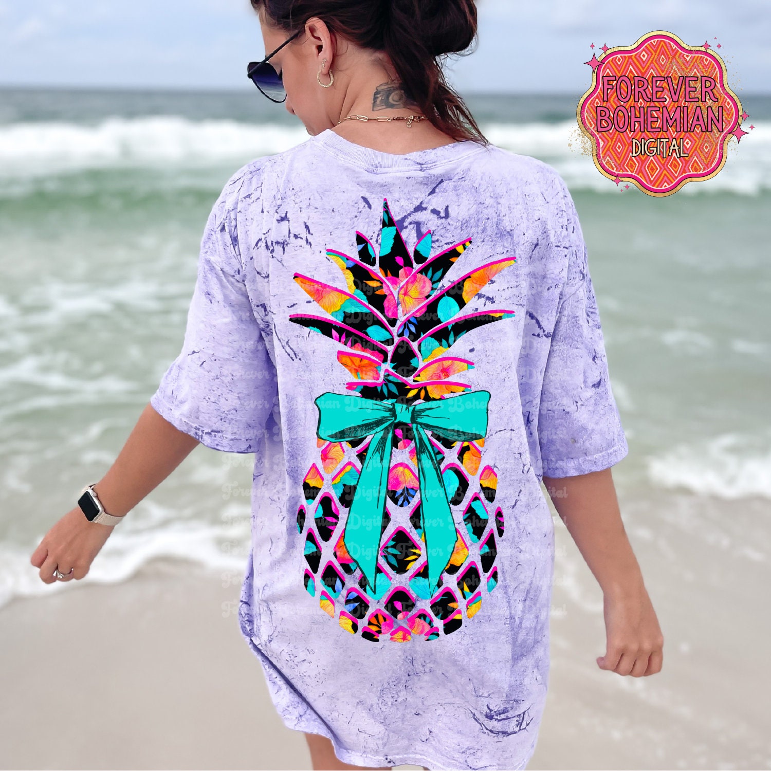 Tropical Pineapple PNG, Coquette Summer, Tropical Summer PNG, Coquette ...