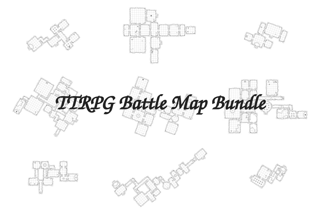 TTRPG Battle Map Bundle - Etsy