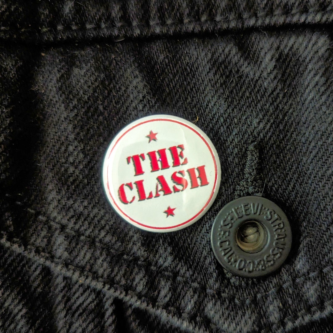 The Clash - 1" Pin Back Button - Etsy