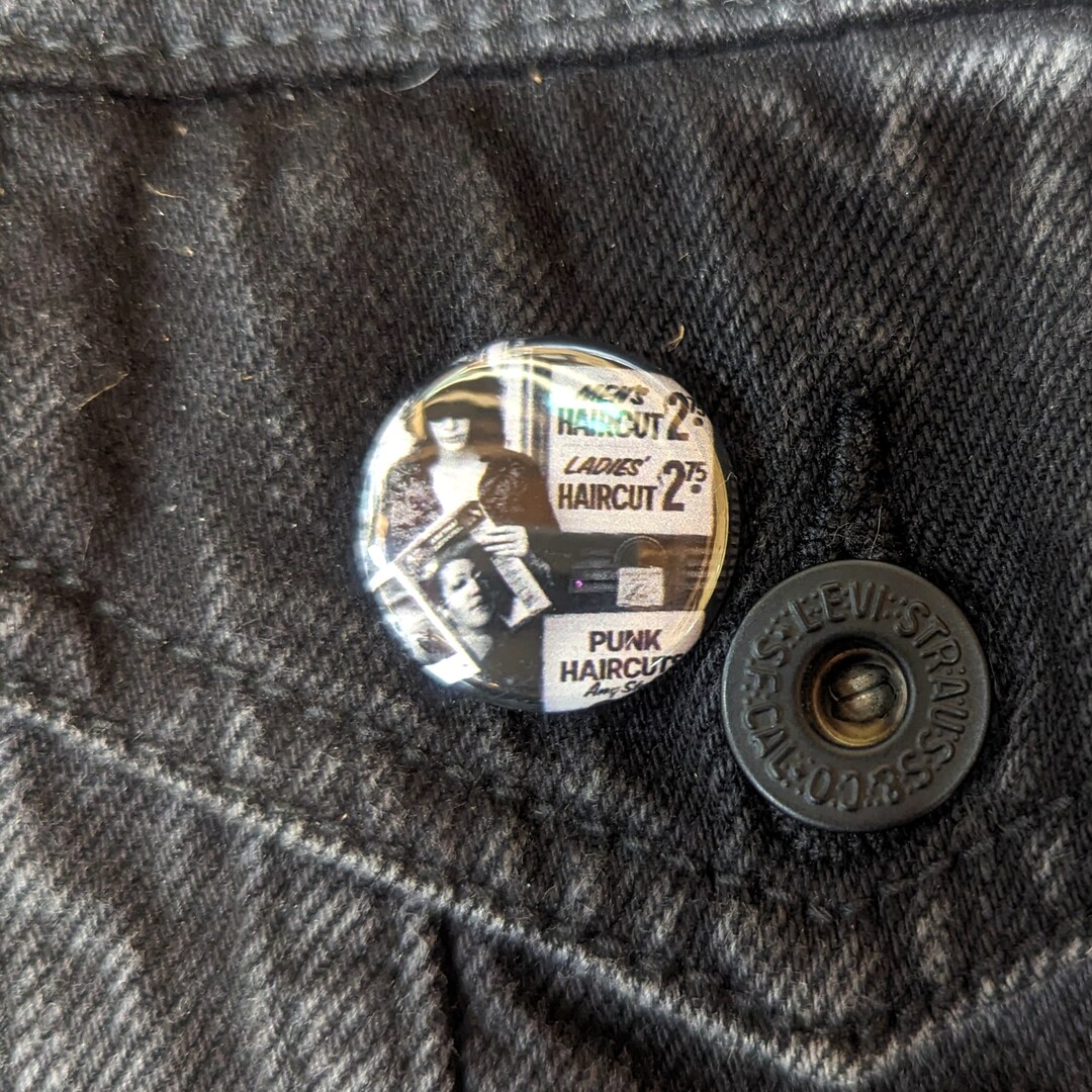 Joey Ramone "punk Haircuts" - 1" Pin Back Button - the Ramones - Etsy