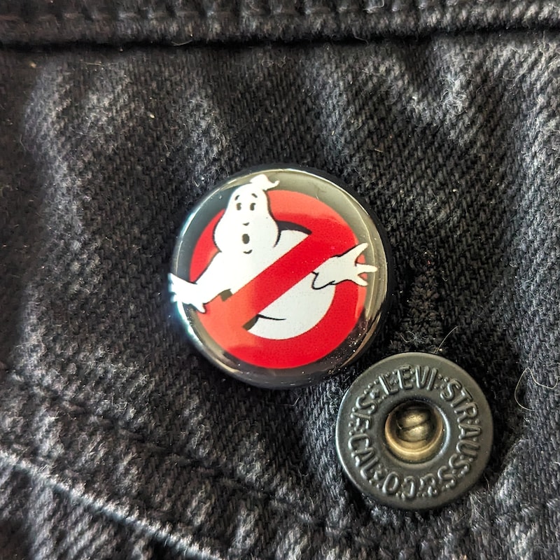 Ghostbusters Button Badge - Etsy