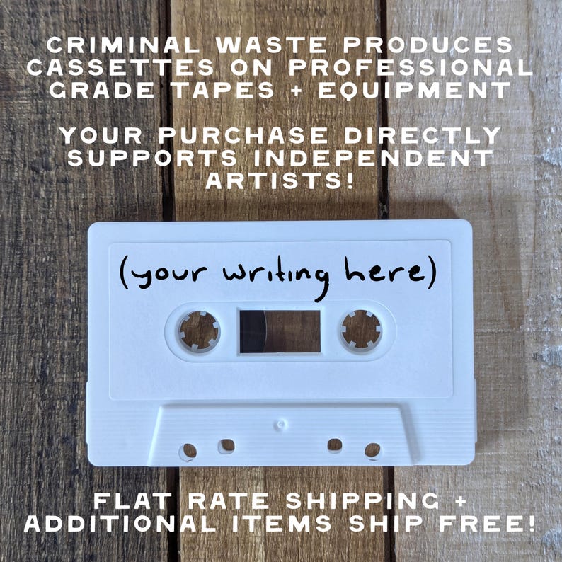 Custom Cassette Mix Tape | Personalized With YOUR Playlist | 30 or 60 ...