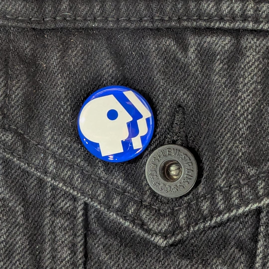 PBS Public Broadcasting Service Logo | 1" Pin Back Button - Etsy
