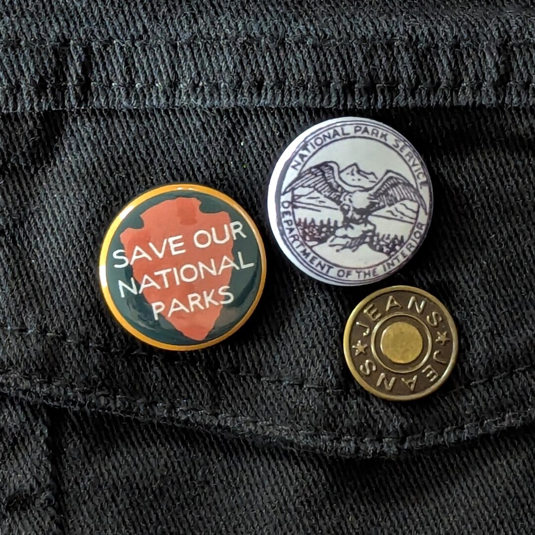 Save Our National Parks NPS | 1" Pin Back Button - Etsy