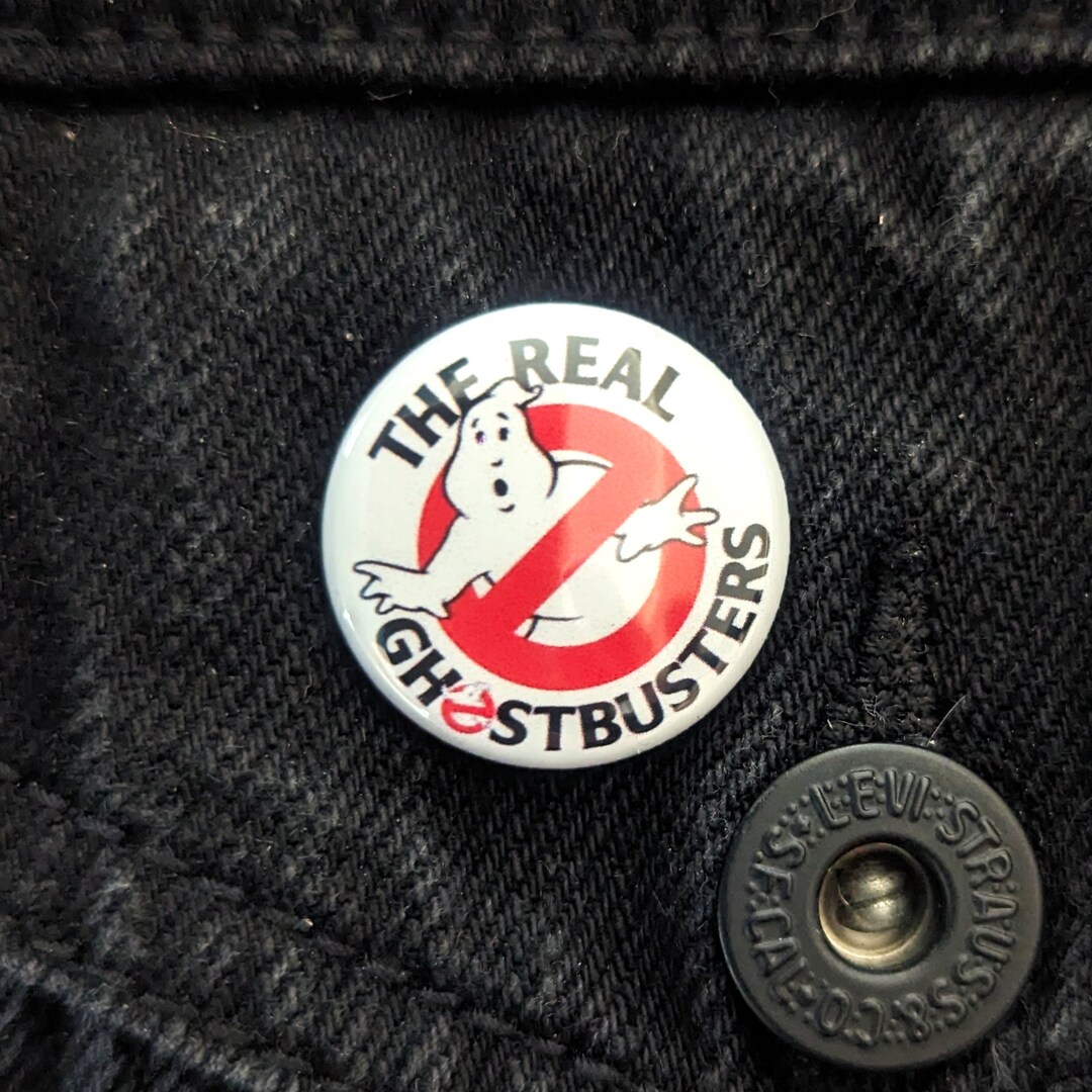 The Real Ghostbusters Logo 1" Pin Back Button - Etsy