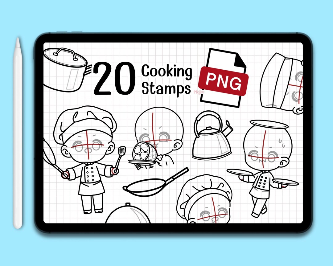 20 Cooking Chibi PNG, Brushes, Twitch Emotes, Discord, Sketch, Anime ...