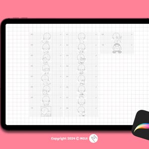 50 Pets Chibi Stamps for Procreate, Character, Anime, Figure, Brushes ...