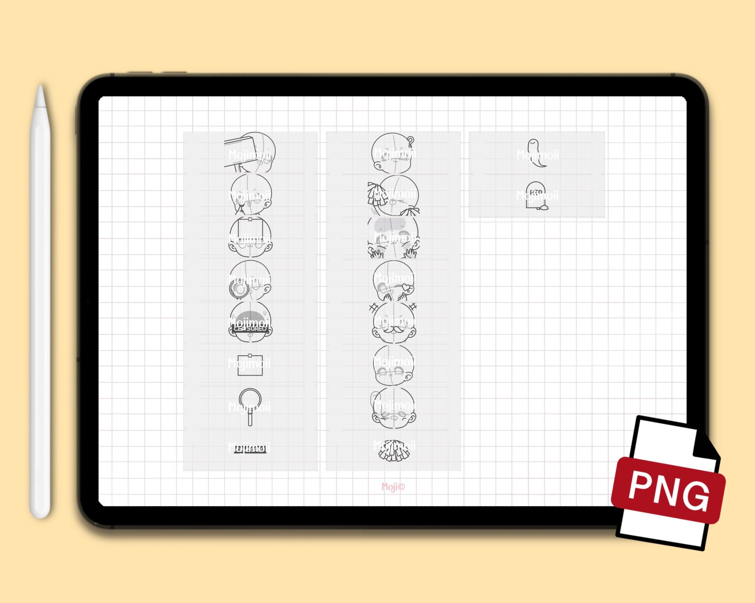 50 Chibi Emote Bases PNG, Anime Figure, Brushes, Twitch Emotes, Discord ...