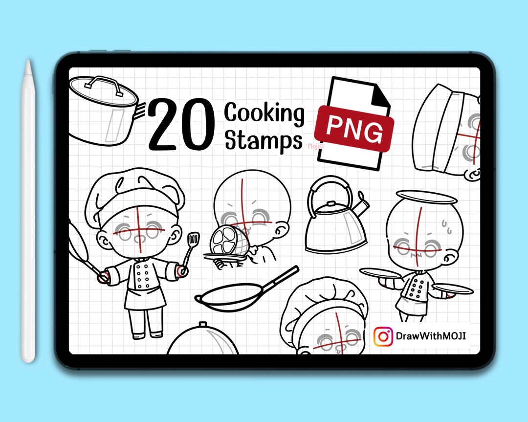 20 Cooking Chibi PNG, Brushes, Twitch Emotes, Discord, Sketch, Anime ...