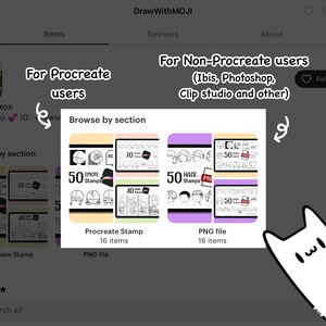 50 Chibi Full Body ver.2 Stamps for Procreate, Chibi Character Brush ...