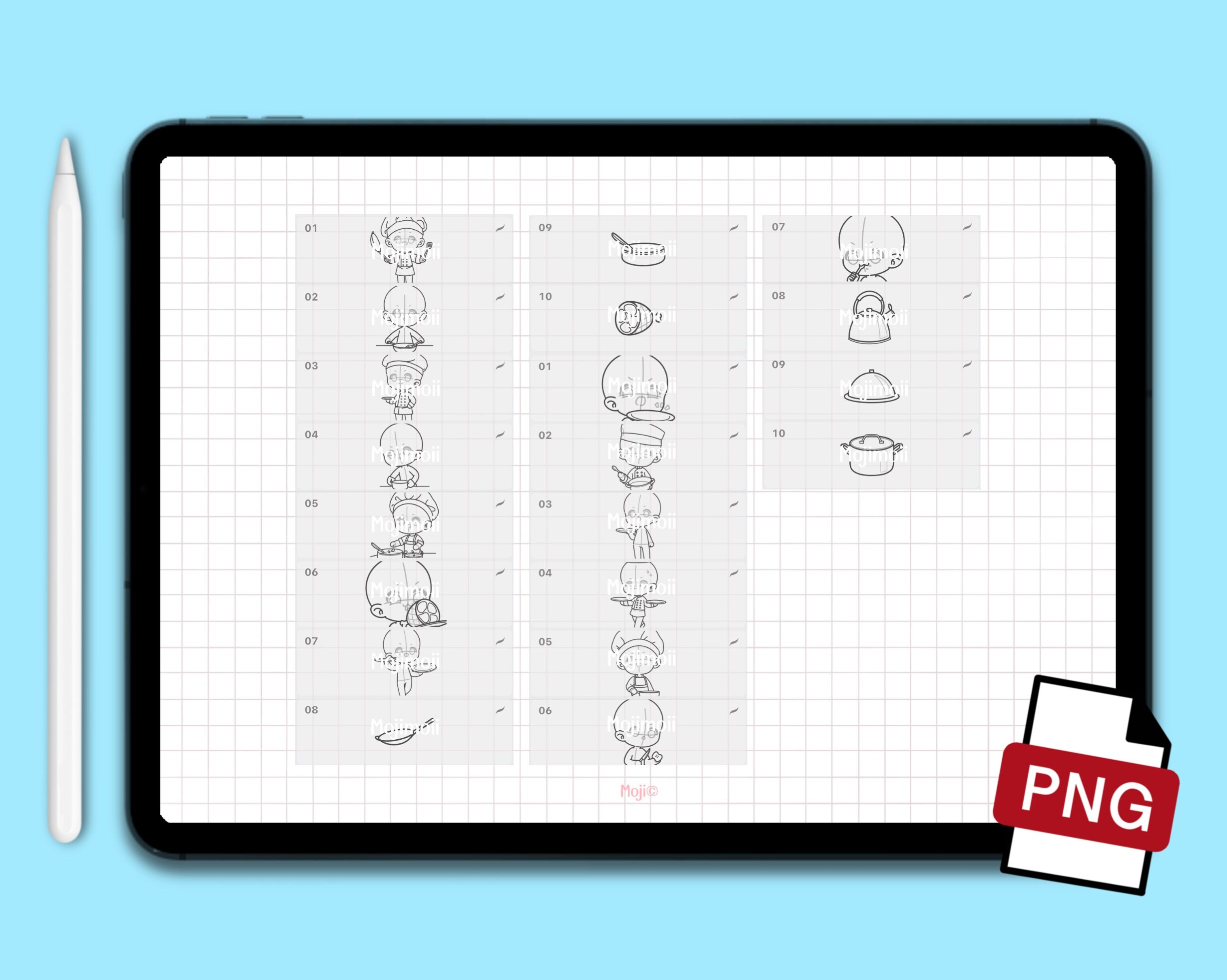 20 Cooking Chibi PNG, Brushes, Twitch Emotes, Discord, Sketch, Anime ...