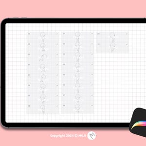 50 Chibi Full Body (ver.2) Stamps for Procreate, Chibi Character Brush ...