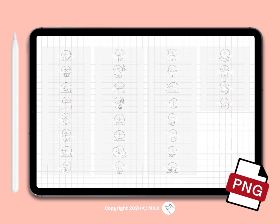 60 Chibi Cute Doll Bases PNG, Anime Figure, Brushes, Twitch Emotes ...
