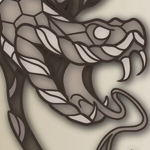 Snake Multilayer Svg/snake Cut File/cnc/digital Files/laser Cut ...