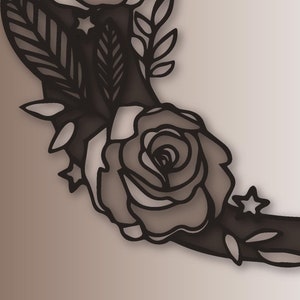 Moon Multilayer Svg/moon Cut File/ 3D Layer/plywood Cutting/ Paper ...