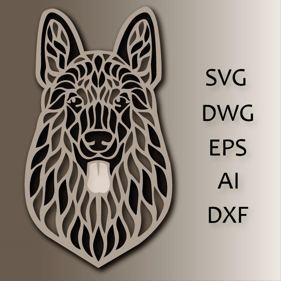 Shepherd Multilayer Svg/shepherd Cut File/ 3D Layer/plywood Cutting ...