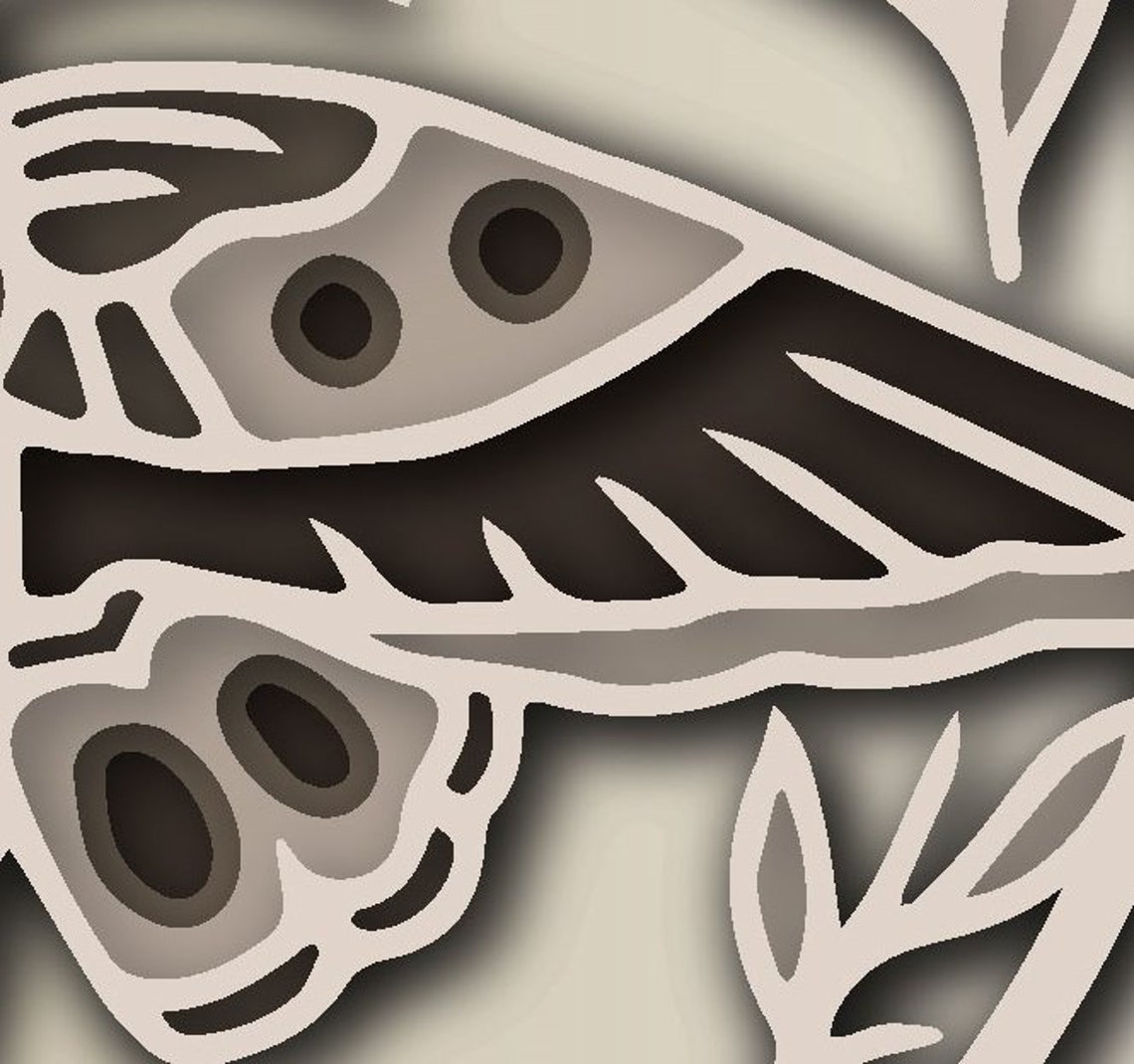 Butterfly Mandala SVG: Multilayer Laser Cut File (digital Download) - Etsy