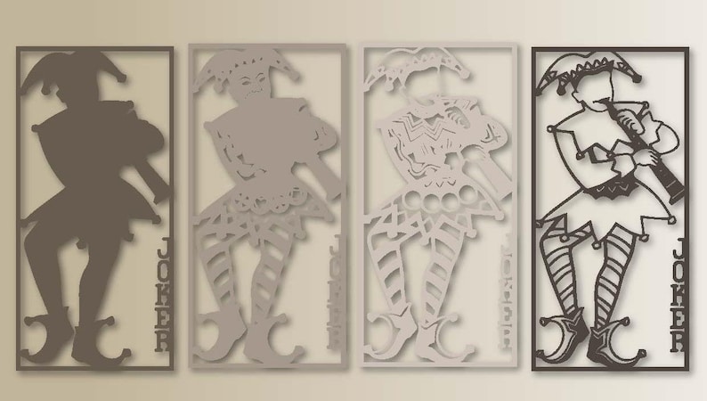 Joker Multilayer Svg/cut File/ 3D Layer/plywood Cutting/ Paper Cutting ...
