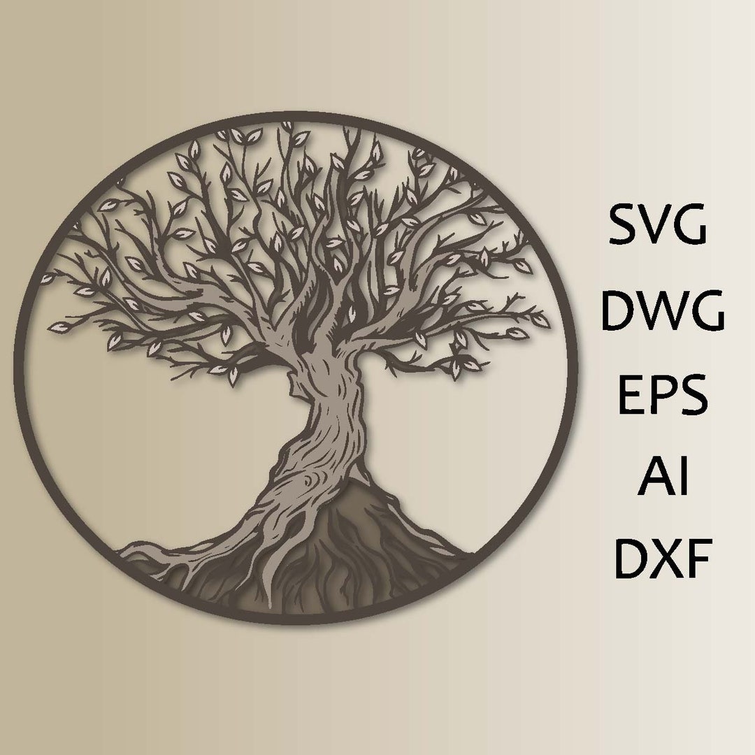 Tree of Life Multilayer Svg/cut File/ 3D Layer/ Plywood Cutting/ Paper ...