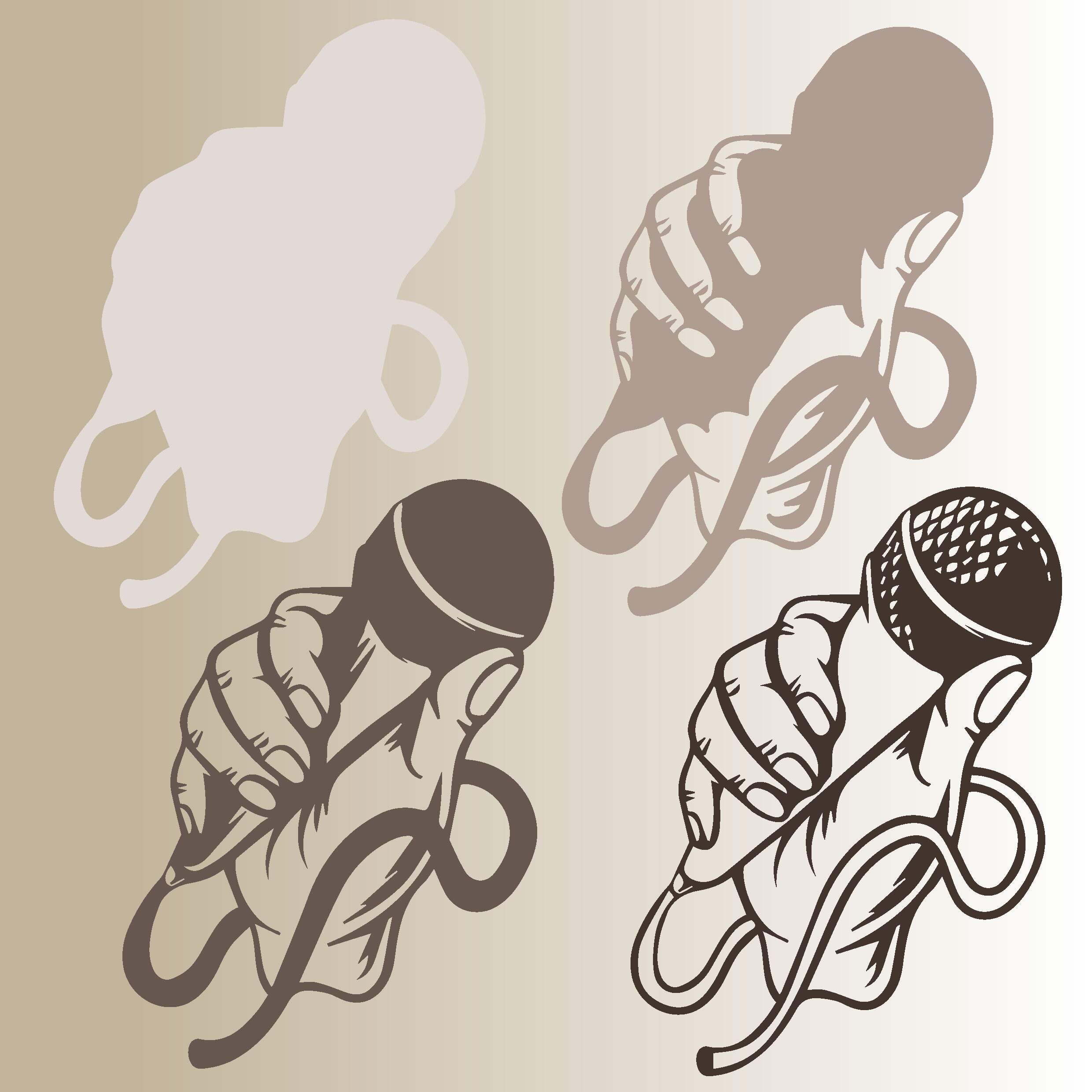 Microphone Svg/microphone Cut File/cnc/digital Files/laser Cut ...