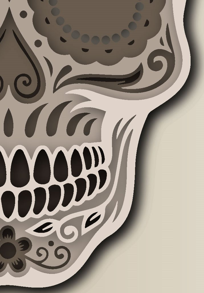 Calavera Svg/calavera Cut File/cnc/digital Files/laser Cut/multilayer ...