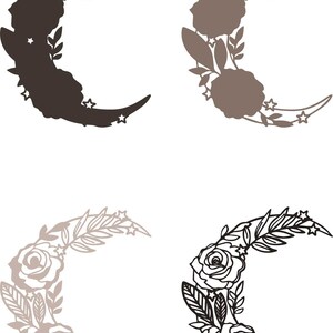 Moon Multilayer Svg/moon Cut File/ 3D Layer/plywood Cutting/ Paper ...
