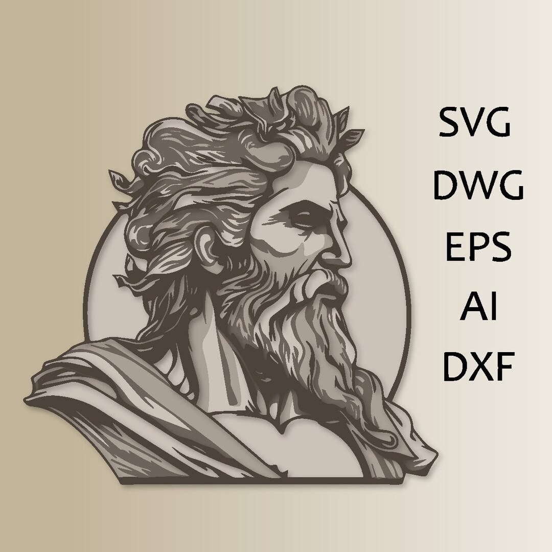 Bust Svg/mjolnir Cut File/cnc/digital Files/laser Cut/paper Cutting ...