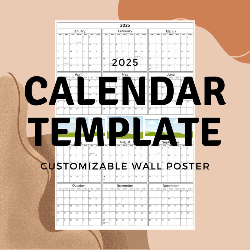 Poster Calendar - Etsy
