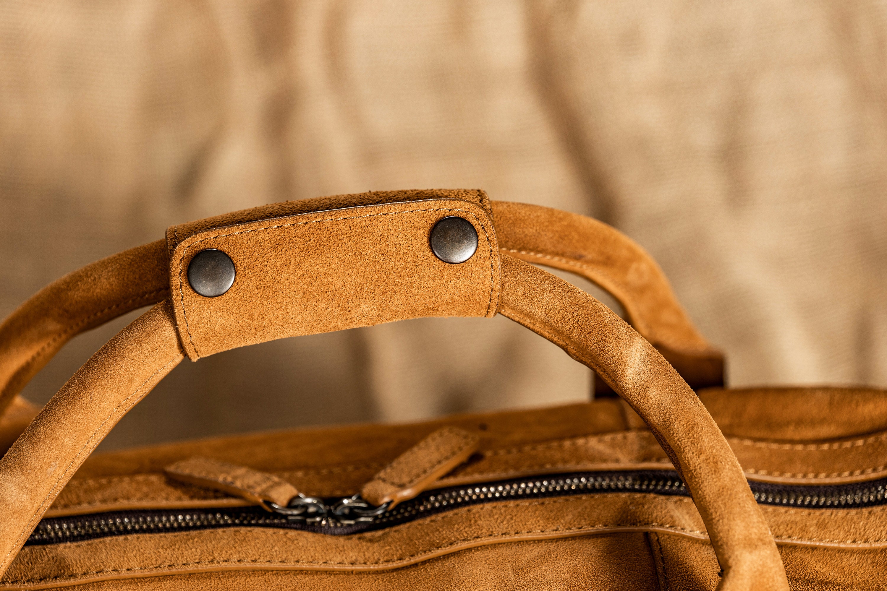 Suede Leather Duffle Bag, Large Suede Travel Bag, Suede Bag, Leather ...